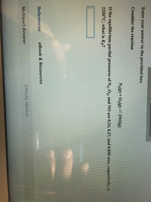 Solved Enter your answer in the provided box. Consider the | Chegg.com