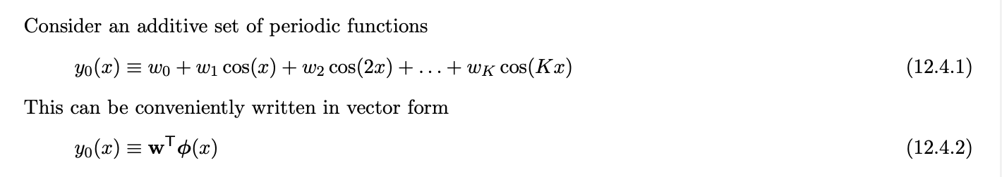 Solved Consider an additive set of periodic functions | Chegg.com