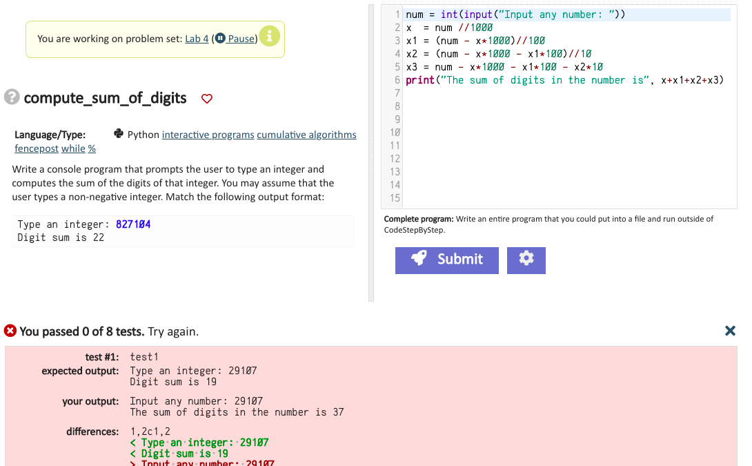Solved I can not figure out how to redo my code to work with | Chegg.com