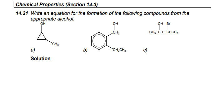 Solved Chemical Properties (Section 14.3) 14.21 Write an | Chegg.com