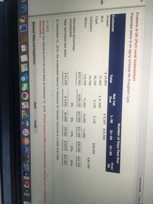 Solved Problem 8-3A (Part Level Submission) Presented below | Chegg.com