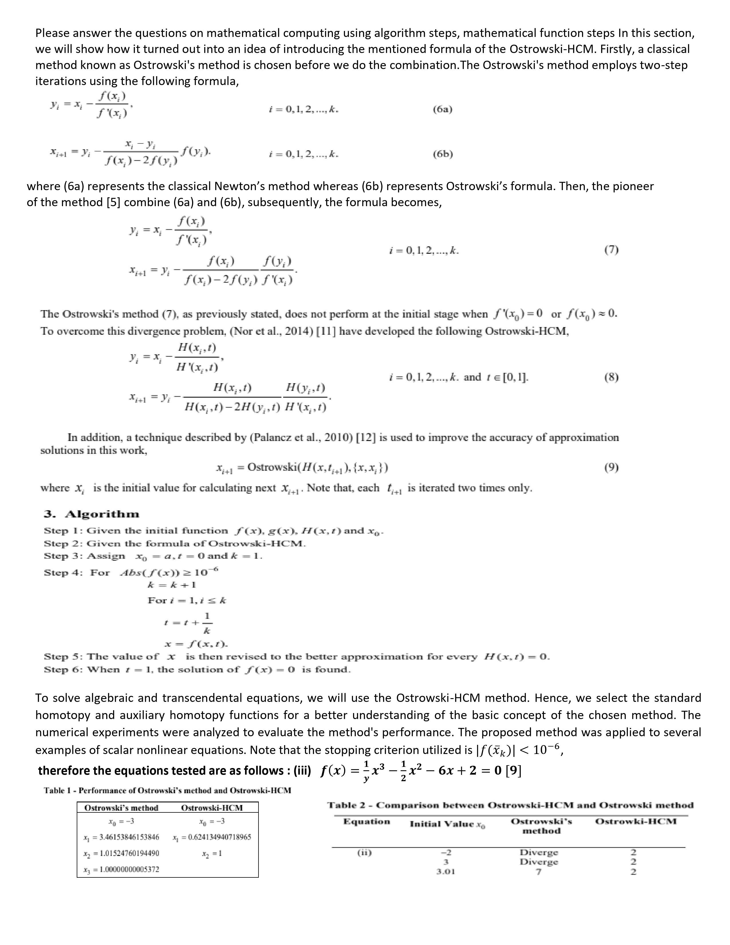 Solved Computational mathematics answers use mathematical | Chegg.com