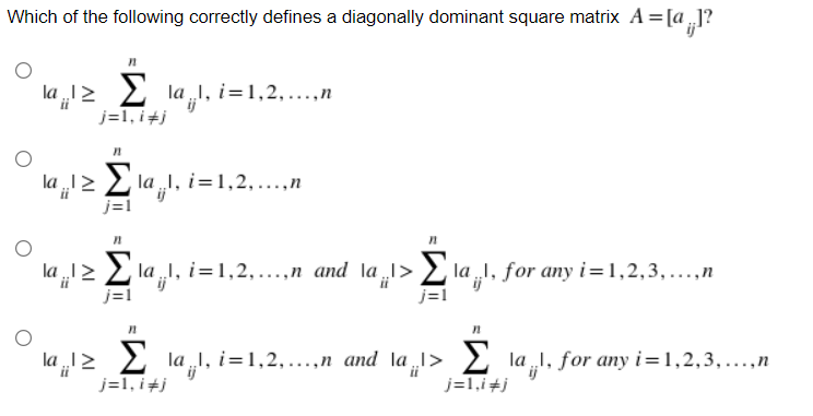 Solved Which of the following correctly defines a | Chegg.com