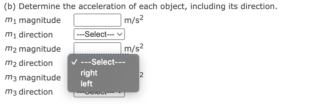 Solved Three blocks are connected on the table as shown | Chegg.com