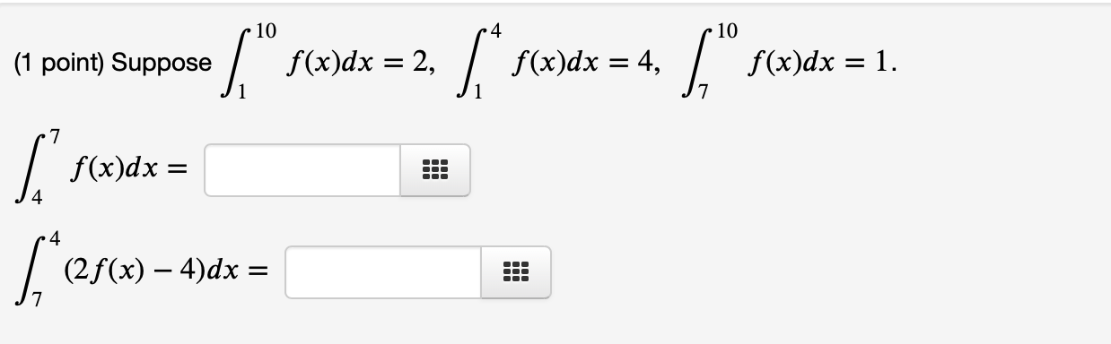 Solved (1 point) Suppose | Chegg.com