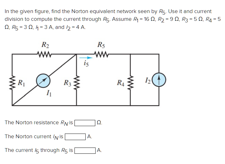 Solved In the given figure, find the Norton equivalent | Chegg.com