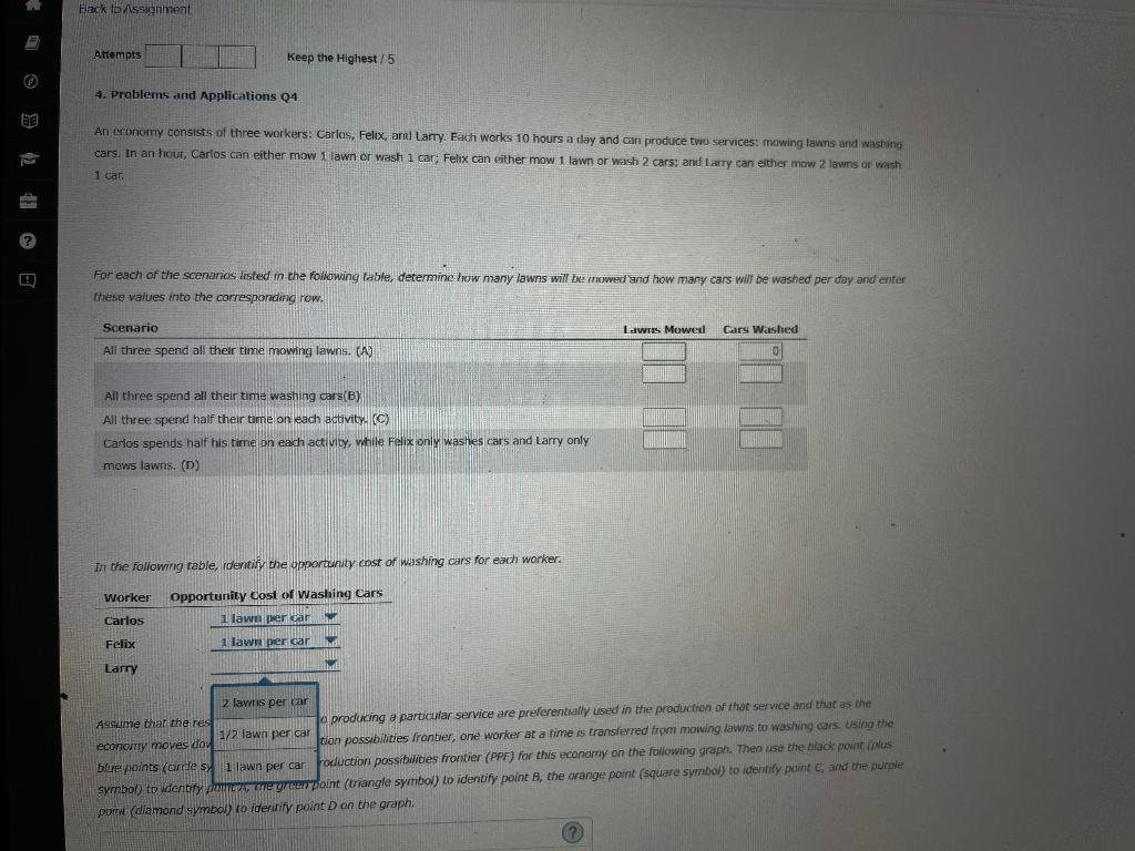 Solved Problems & Applications (Ch 02) blue points (circles | Chegg.com