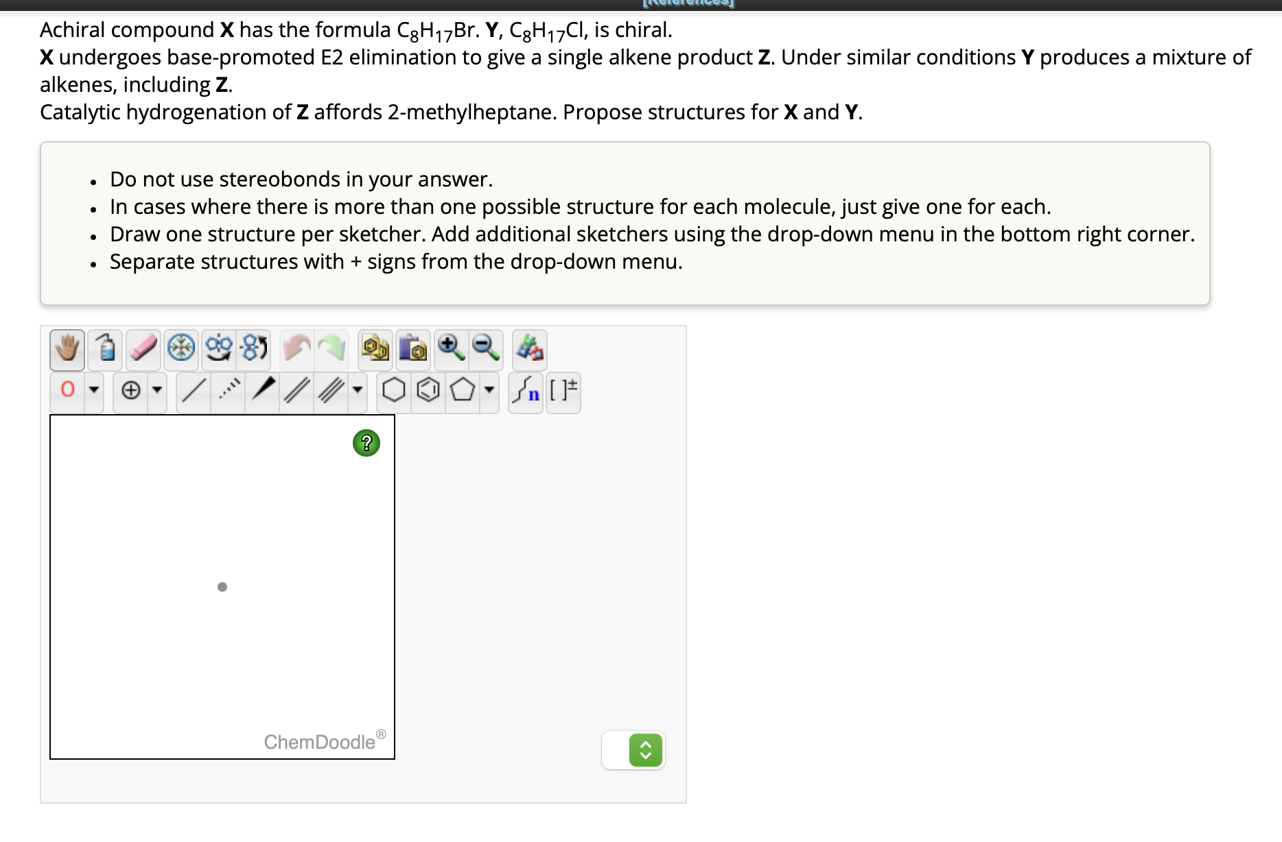 Solved Achiral compound x ﻿has the formula | Chegg.com