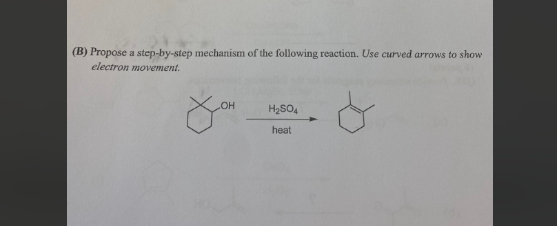 [Solved]: (B) Propose a step-by-step mechanism of the foll