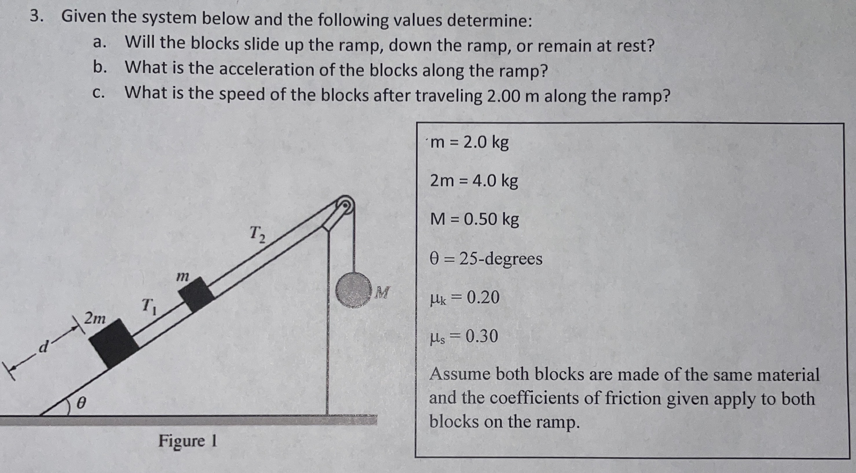 Solved Given the system below and the following values | Chegg.com