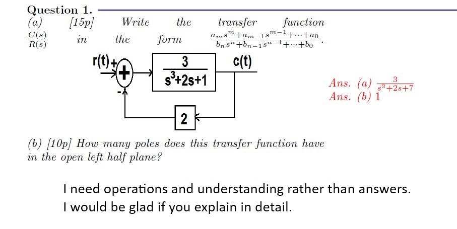 Solved R(s)C(s) in the form | Chegg.com
