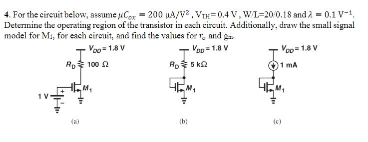 Solved For the circuit below, assume | Chegg.com