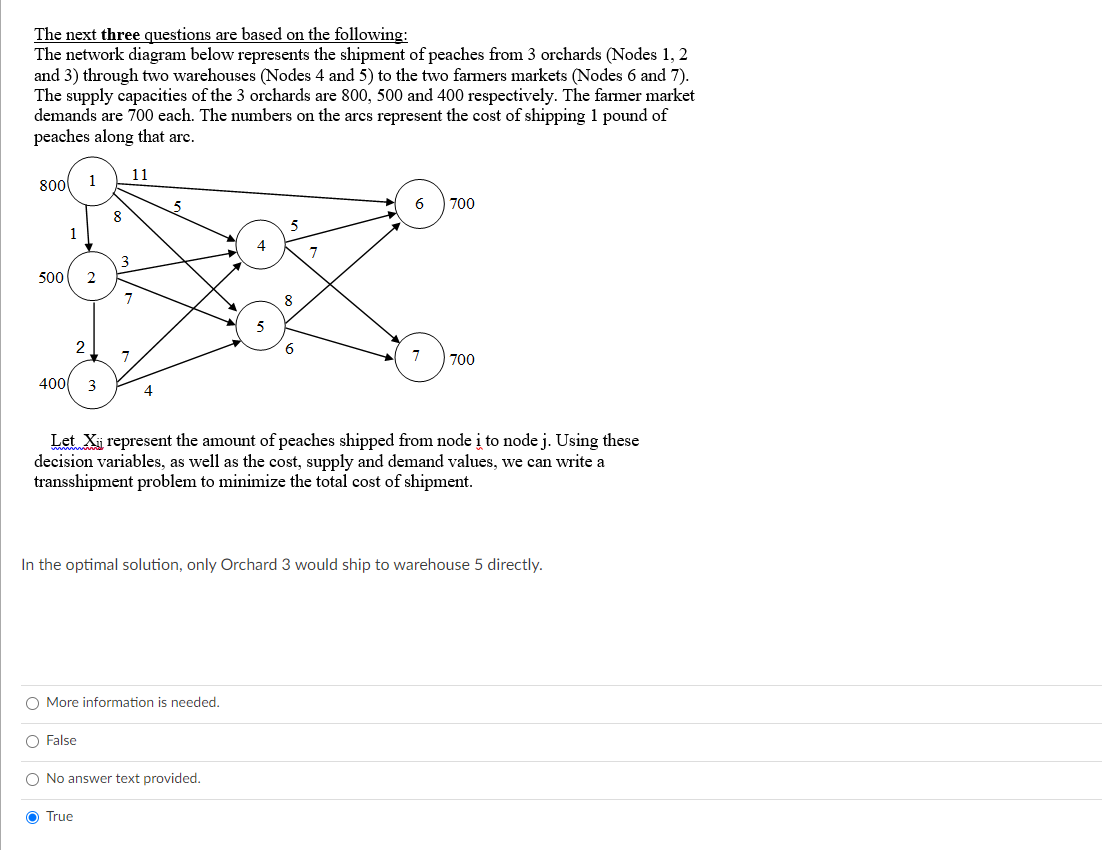 Solved The next three questions are based on the following: | Chegg.com