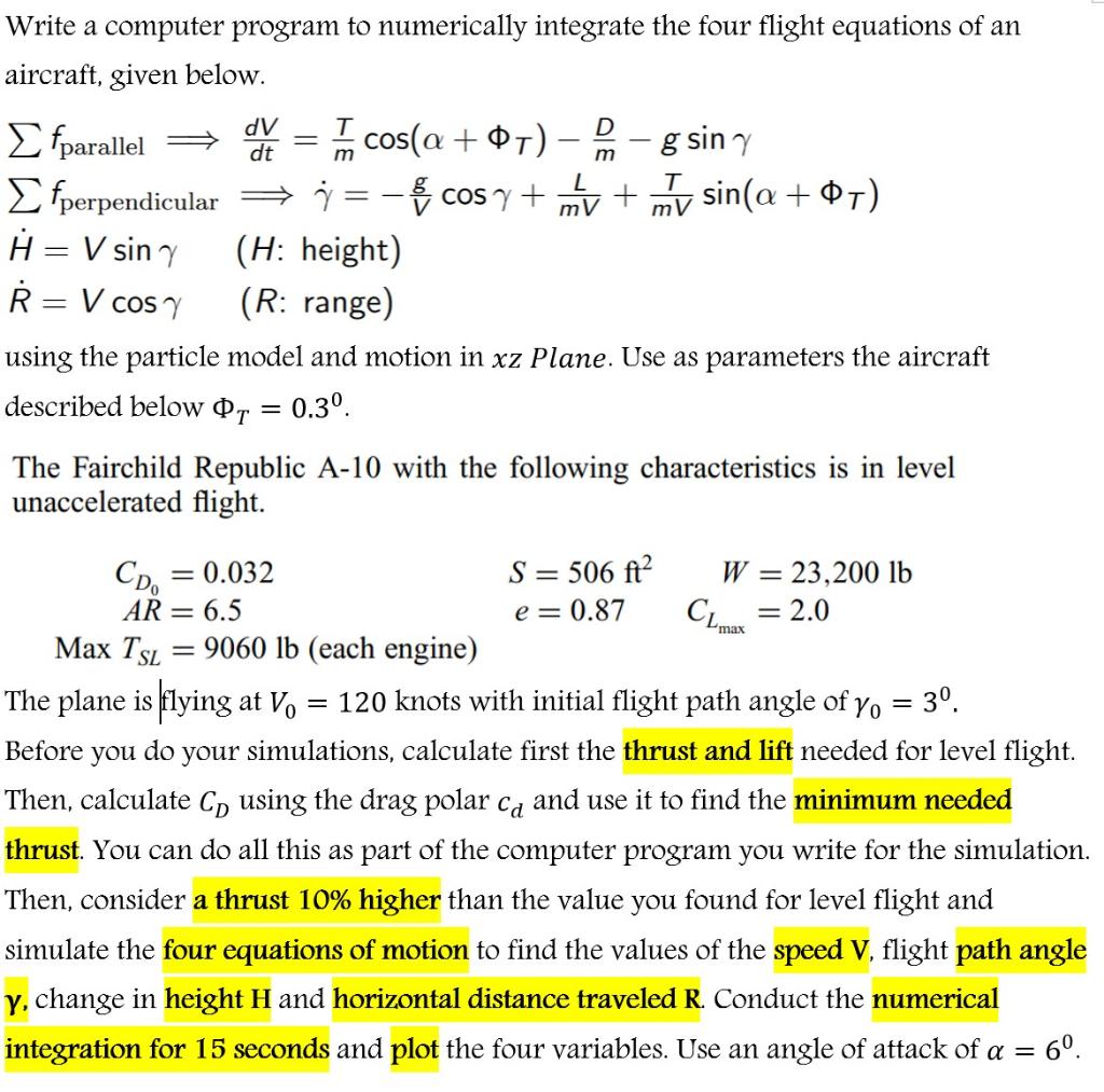T m Write a computer program to numerically integrate | Chegg.com