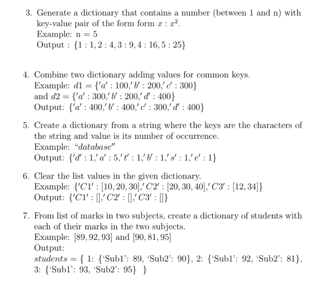 Solved DMA_Dictionary Python is a computer programming | Chegg.com