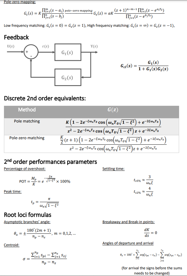 Solved For the following transfer function: \\( | Chegg.com