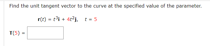 Solved Find the unit tangent vector to the curve at the | Chegg.com