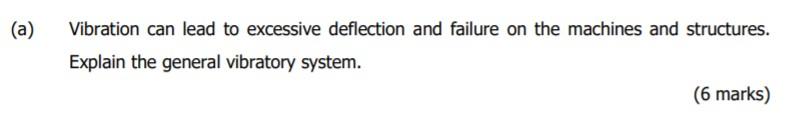Solved (a) Vibration can lead to excessive deflection and | Chegg.com