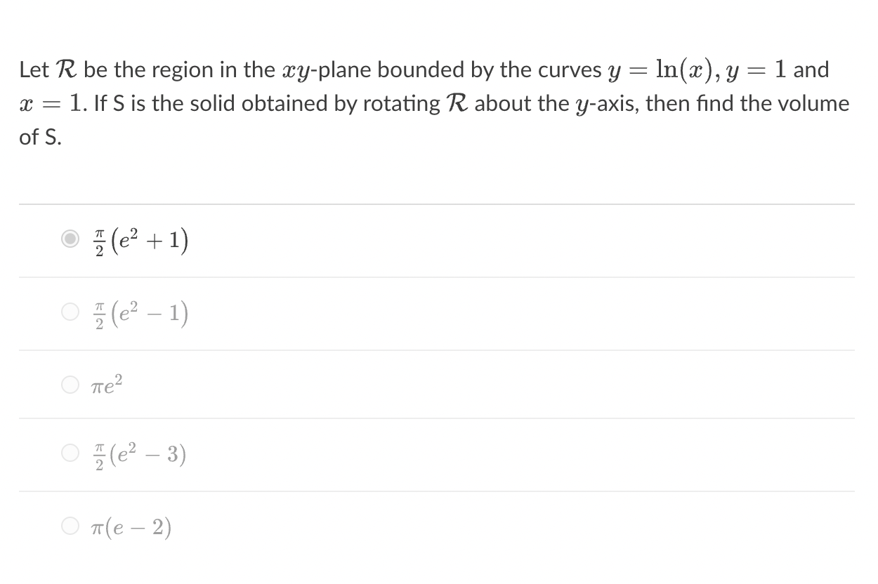 Solved Let R be the region in the xy-plane bounded by the | Chegg.com