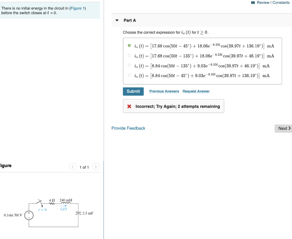 Solved m Review Constants There is no initial energy in the | Chegg.com