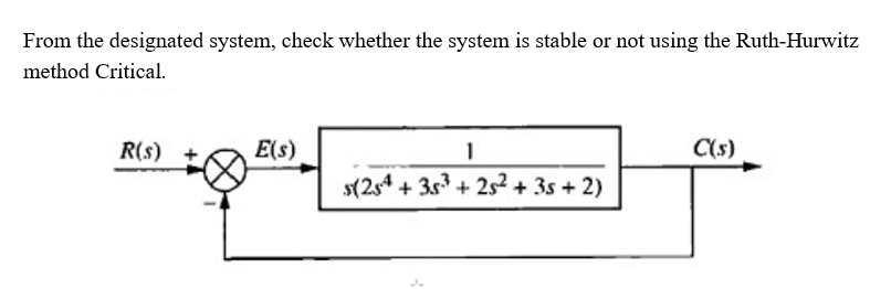 Solved From the designated system, check whether the system | Chegg.com
