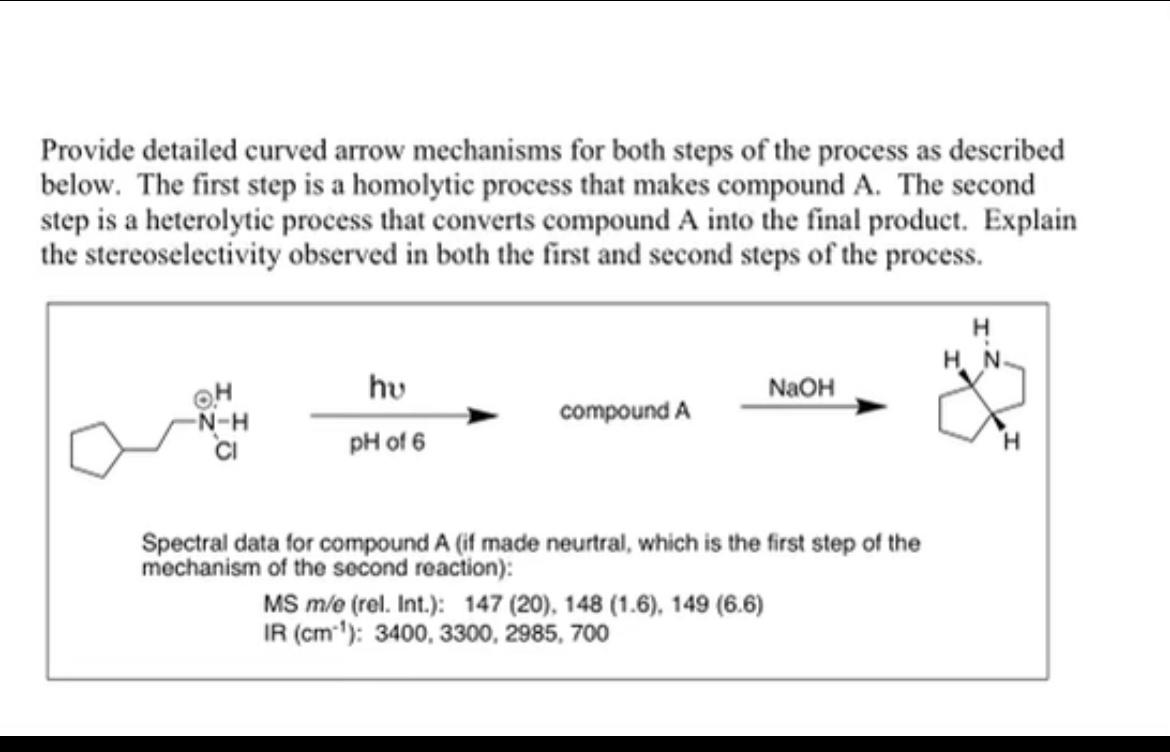 Solved Provide detailed curved arrow mechanisms for both | Chegg.com