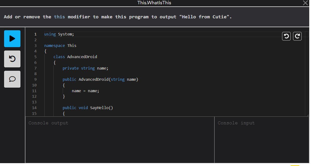 Solved This.WhatIsThis Use c#, ****** USE C# Use the same | Chegg.com