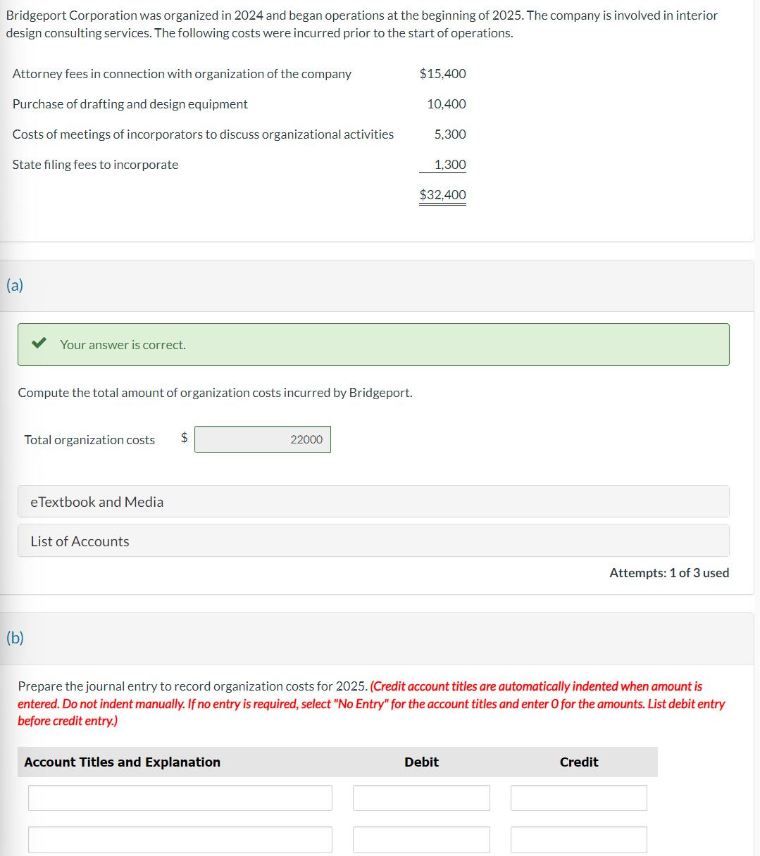 Solved Bridgeport Corporation was organized in 2024 and | Chegg.com