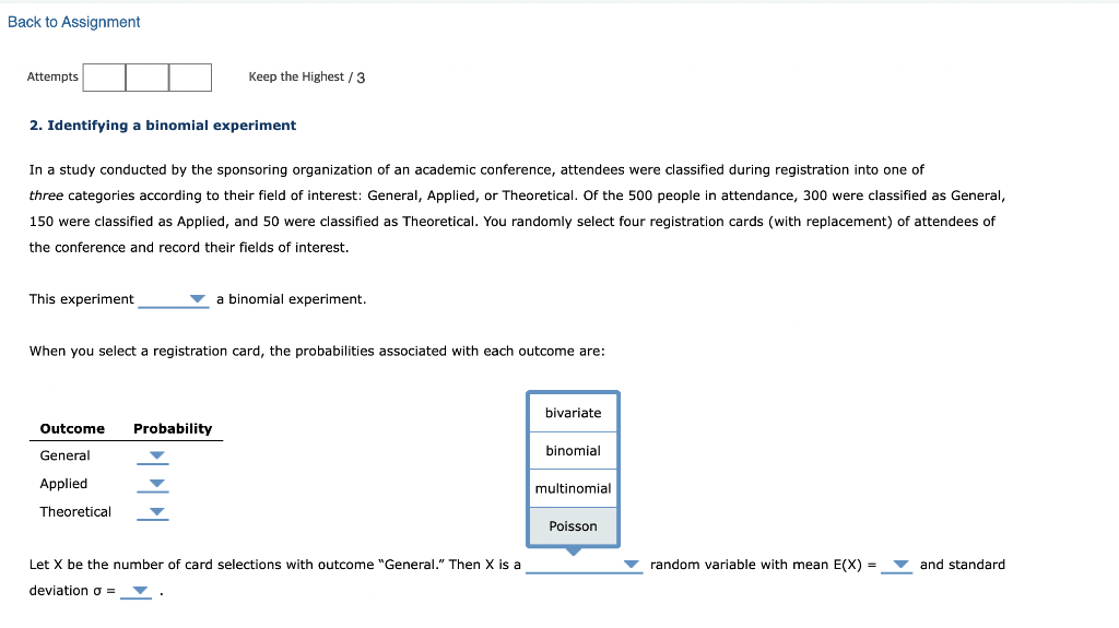 Solved Back to Assignment Attempts Keep the Highest/3 2. | Chegg.com