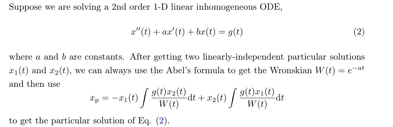 Solved Suppose we are solving a 2nd order 1-D linear | Chegg.com