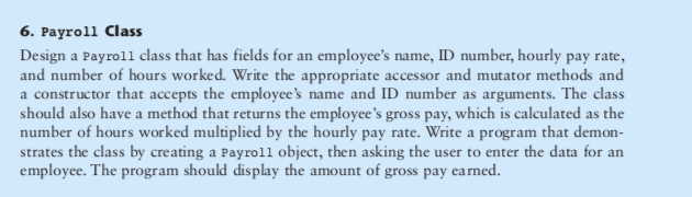 Chapter 10 Starting Out With Java Early Objects 6e