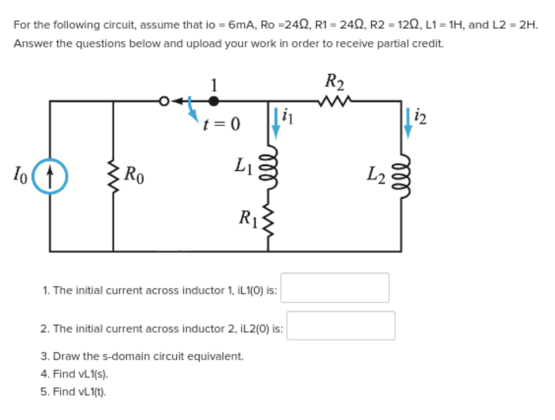 Solved For the following circuit, assume that io =6 | Chegg.com