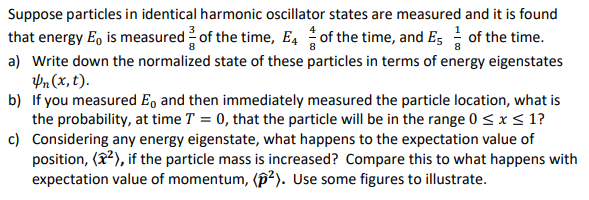 Solved Suppose particles in identical harmonic oscillator | Chegg.com