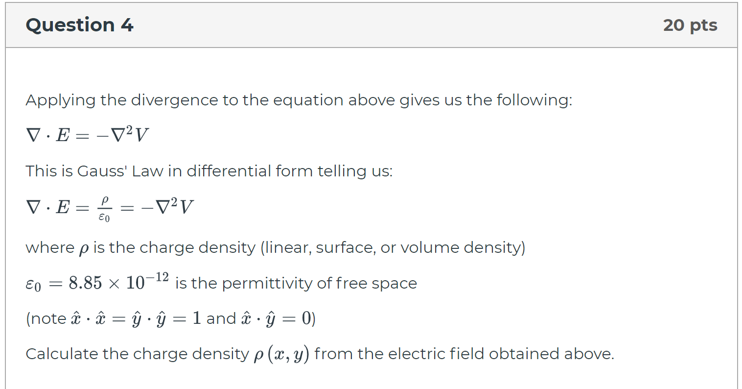 Solved Applying the divergence to the equation above gives | Chegg.com