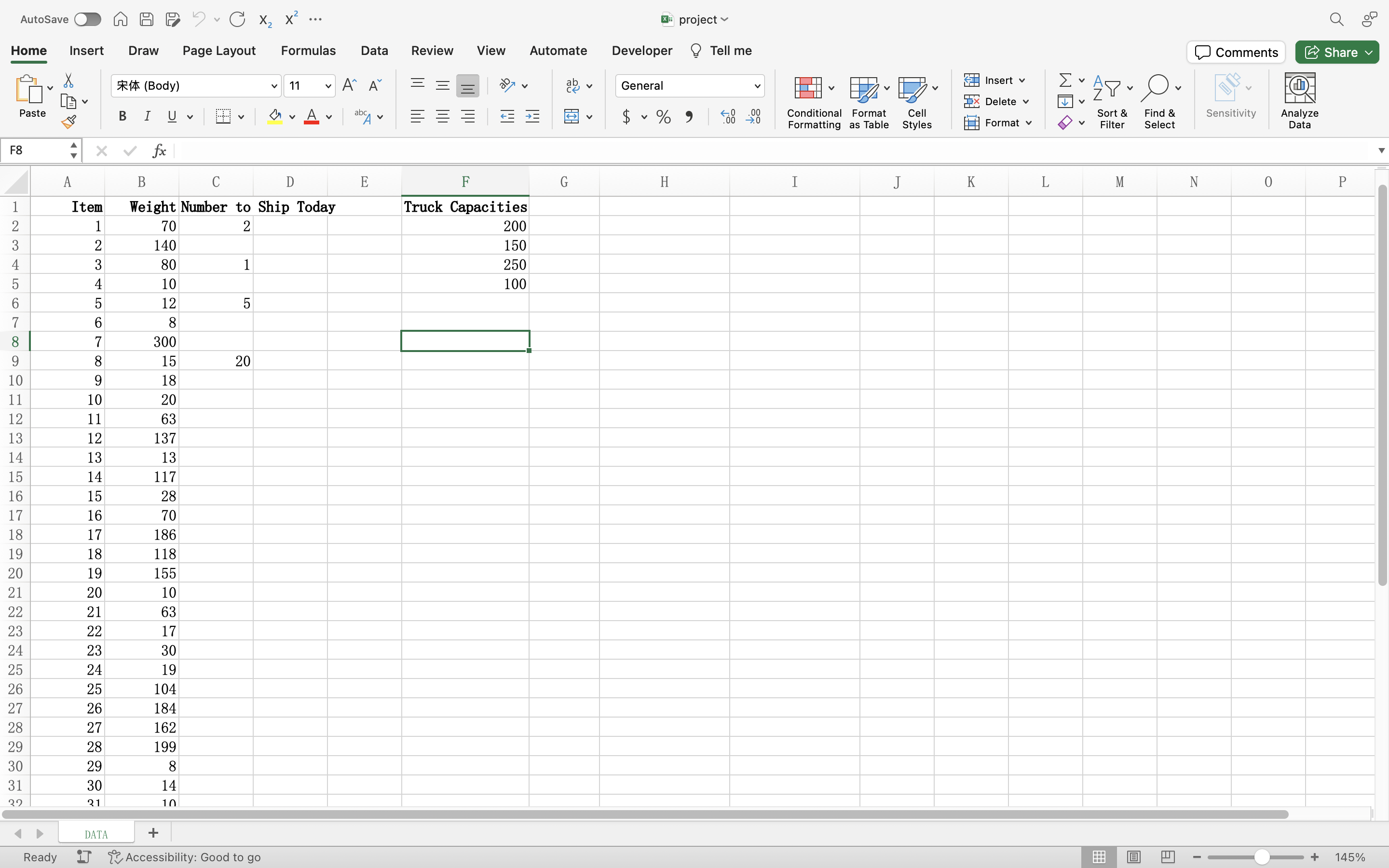 Solved The MutiSales Company has an inventory of different | Chegg.com