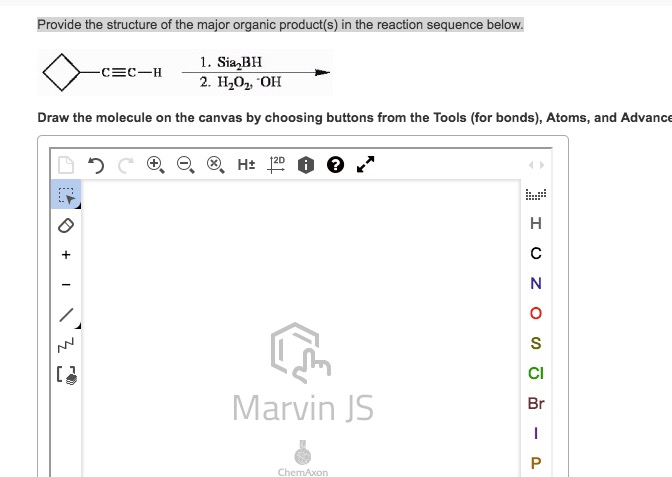 Solved Provide the structure of the major organic | Chegg.com