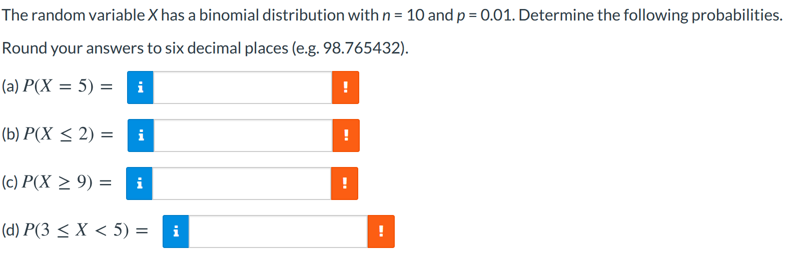 Solved The random variable X has a binomial distribution | Chegg.com