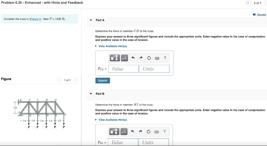 Solved Problem 6.30 - Enhanced - with Hints and Feedback 5 | Chegg.com