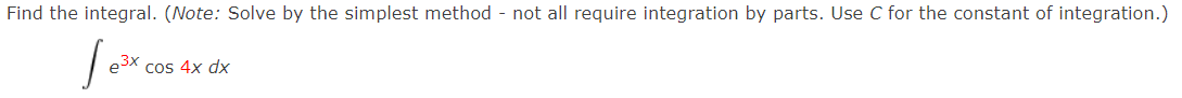 Solved Find the integral. (Note: Solve by the simplest | Chegg.com