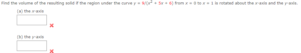 Solved Find the volume of the resulting solid if the region | Chegg.com