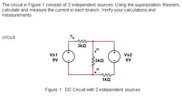 Solved The circuit in Figure 1 consists of 2 independent | Chegg.com