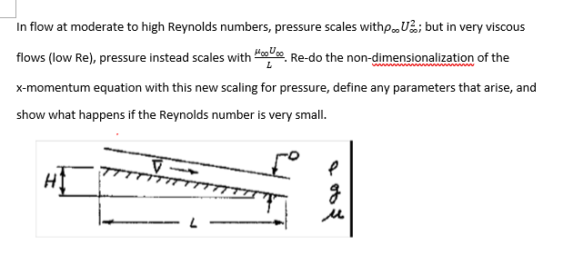 Solved in flow at moderate to high Reynolds numbers, | Chegg.com