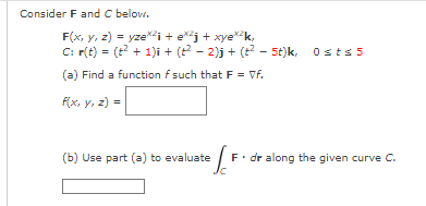 Solved Consider F and C below. | Chegg.com