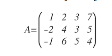 Solved A=⎝⎛1−2−1246335754⎠⎞ | Chegg.com