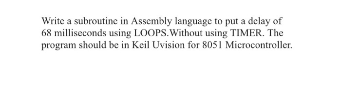Solved Write A Subroutine In Assembly Language To Put A 6889