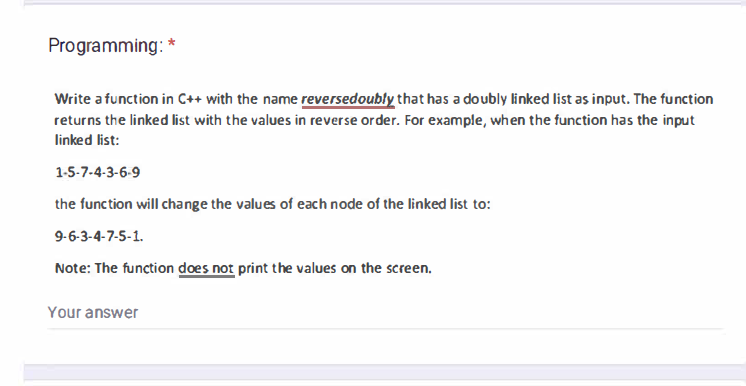Solved Programming: *Write a function in C++with the name | Chegg.com