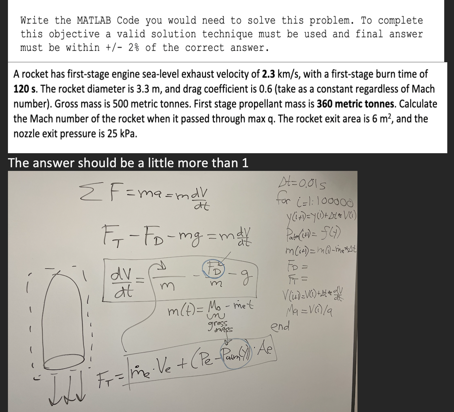 Solved Matlab code The answer should be a little more than 1 | Chegg.com Solved Matlab code The answer should be a little more than 1 | Chegg.com
