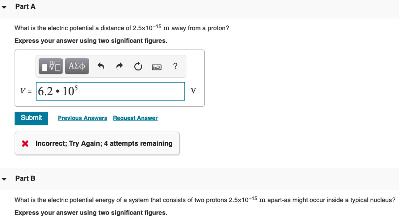 Solved What is the electric potential a distance of | Chegg.com
