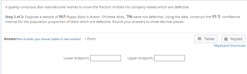 Solved A quality-conscious disk manufacturer wishes to know | Chegg.com