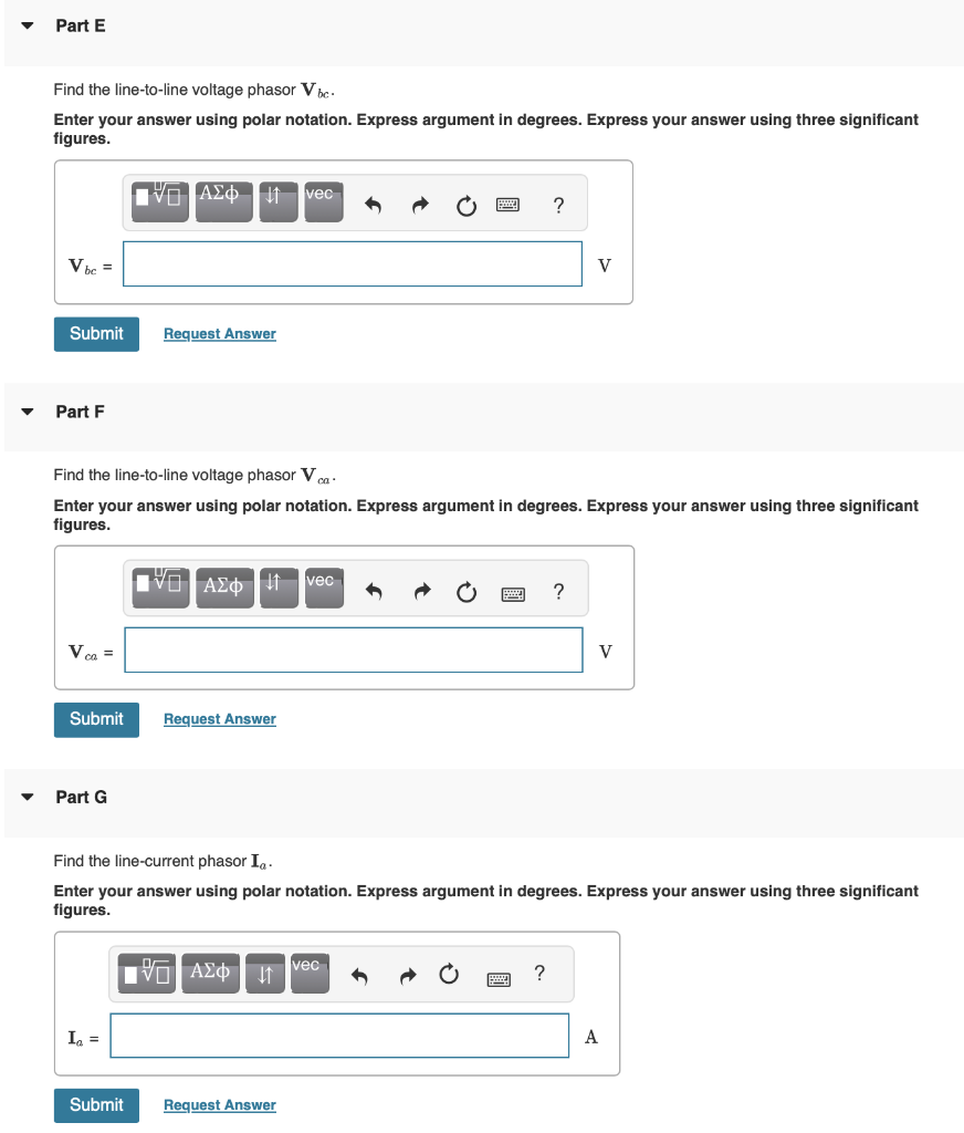 Solved A balanced positive-sequence wye-connected 60−Hz | Chegg.com